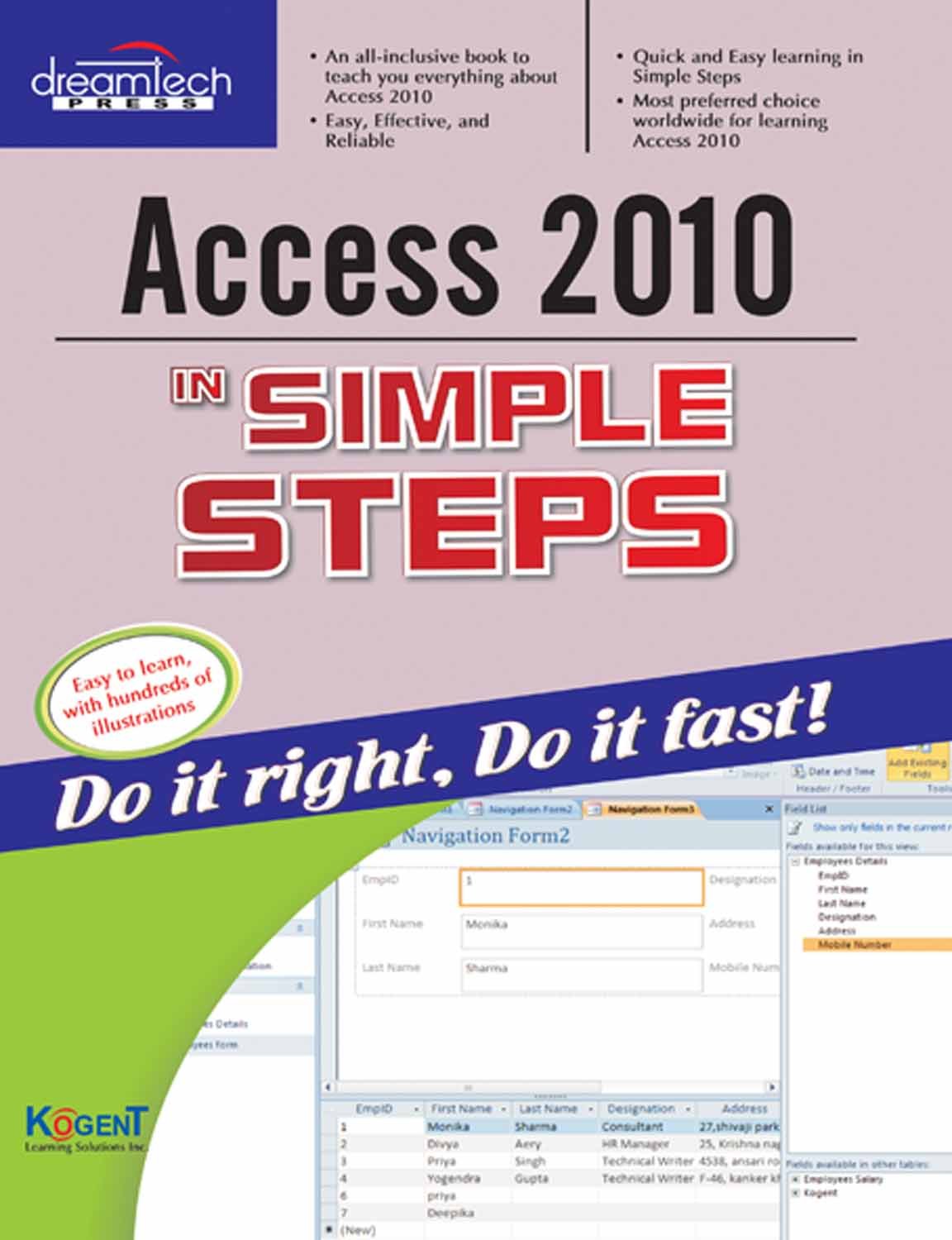 Amazon.com: Access 2010 in Simple Steps eBook : Kogent Learning ...