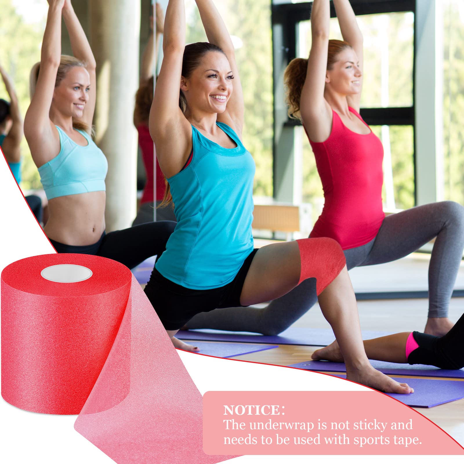 Snapklik.com : 30 Yards Pre-wrap Athletic Tape Foam Underwrap Tape Foam ...