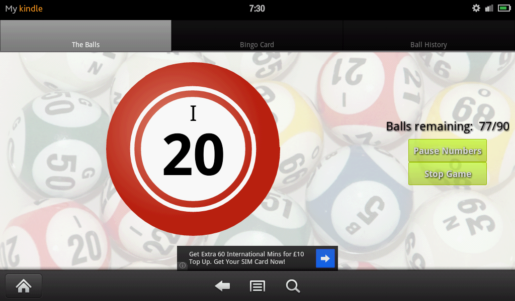 Bingo Caller Free - App on Amazon Appstore