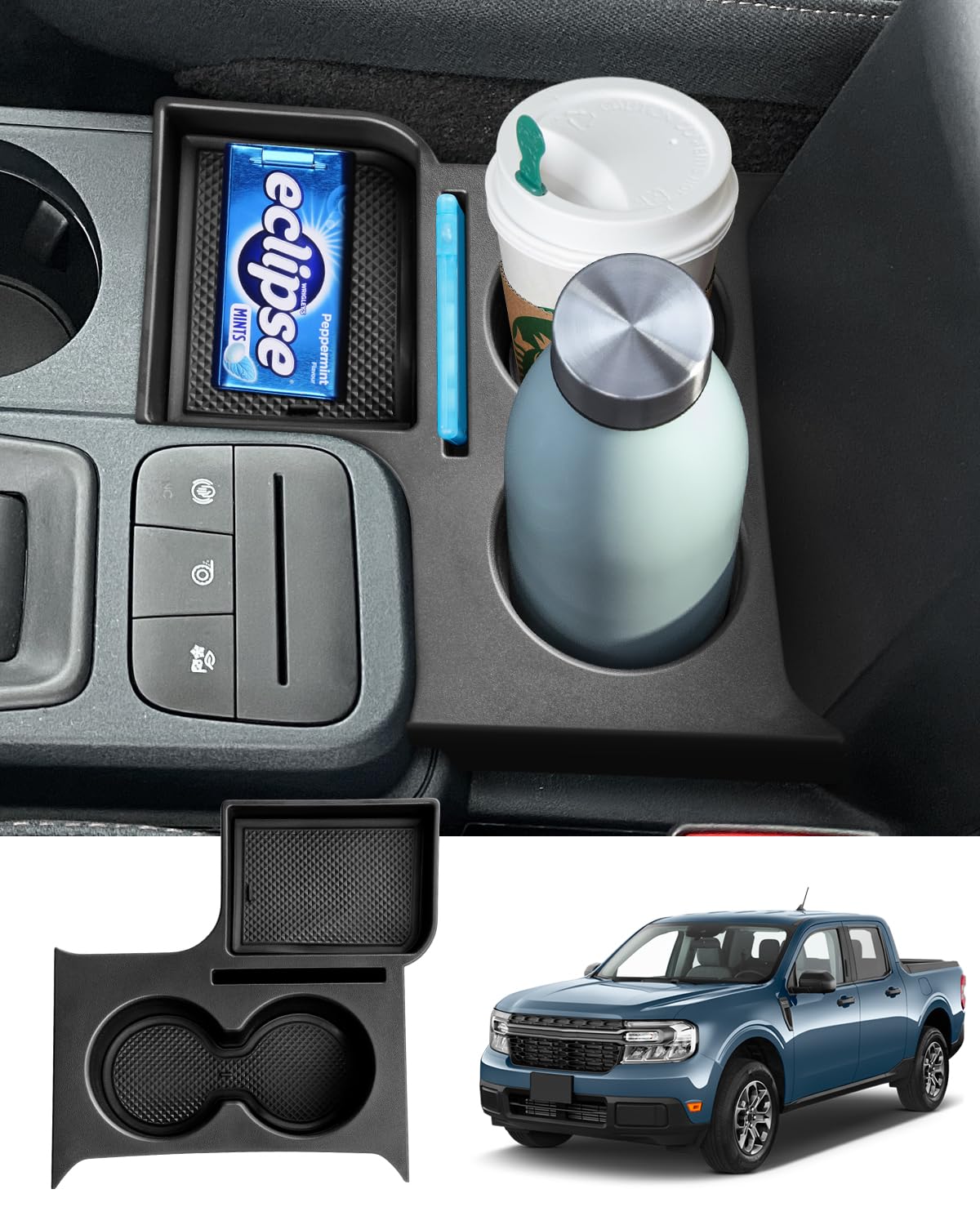 Snapklik.com : Karltys Maverick Cup Holder Insert Center Console ...