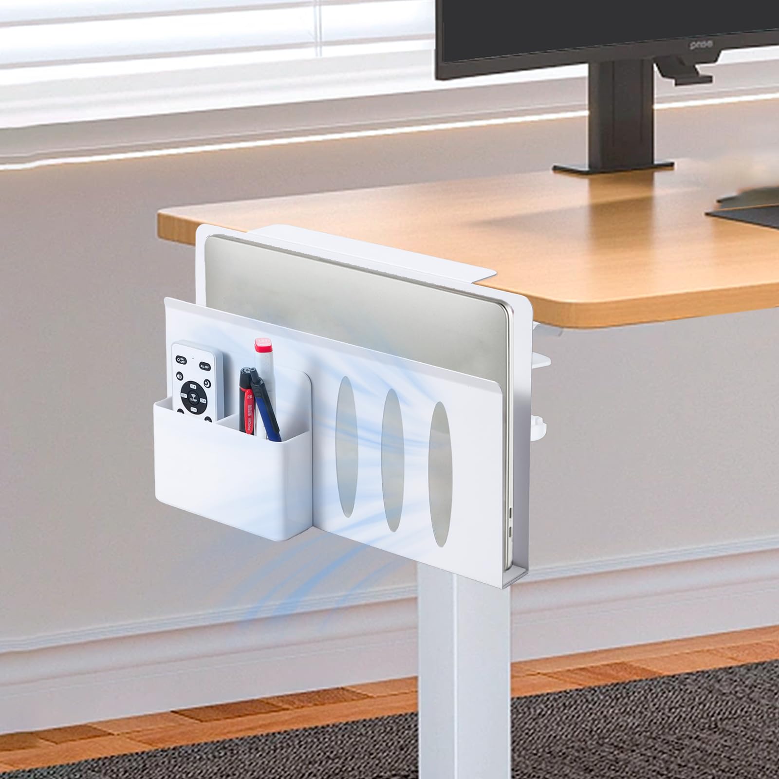 Snapklik.com : Side Desk Laptop Holder, MEEKAKEE UPGRATED Desk Clamp-on ...