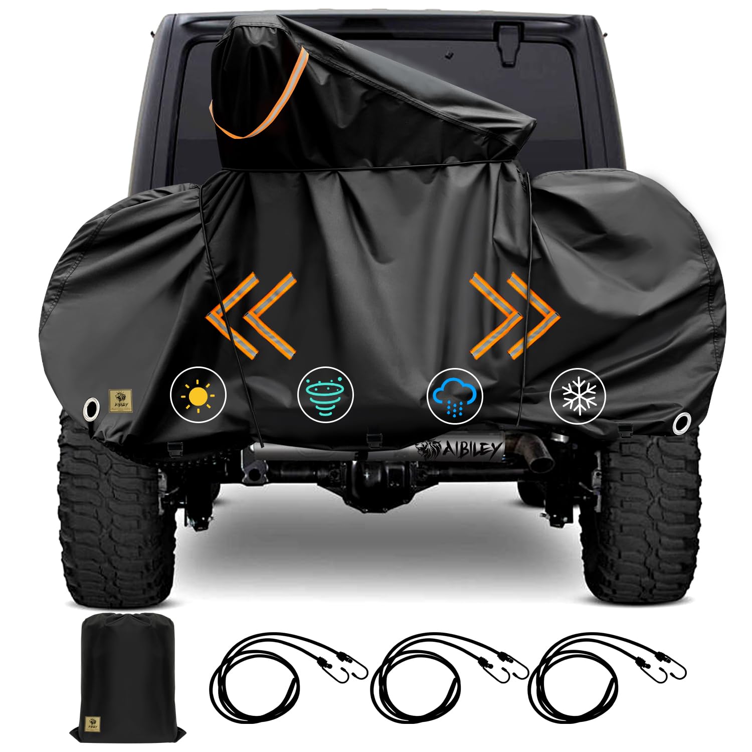 Amazon.com : Bike Cover for Transport on Rack,Heavy Duty Tearproof 600D ...