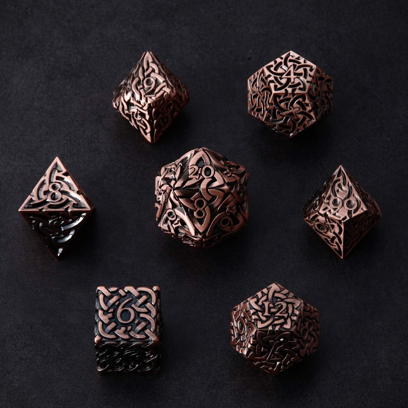 Amazon.com: KakapopoTCG Bronze Endless Deception Dice 7 Piece ...