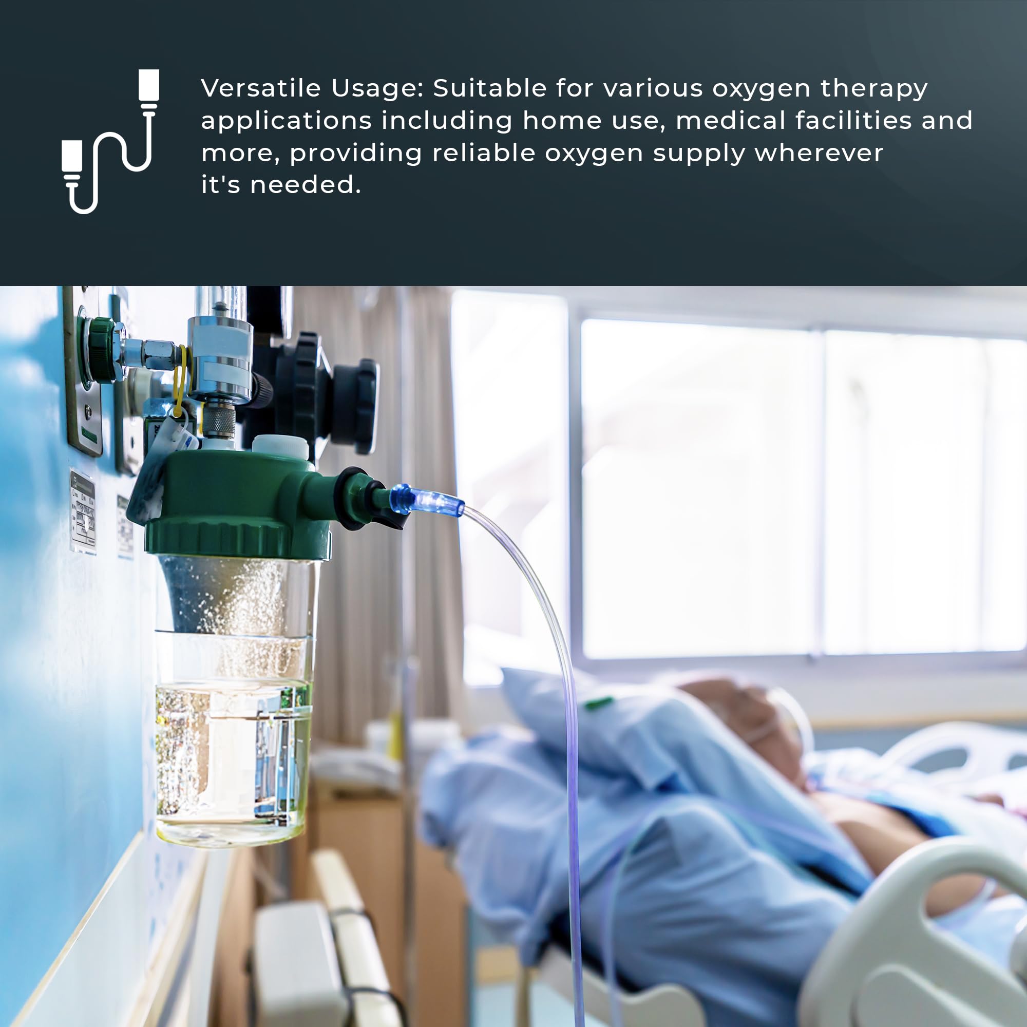 Snapklik.com : ResOne 5pk 14Ft Oxygen Supply Tubing, Crush Resistant ...