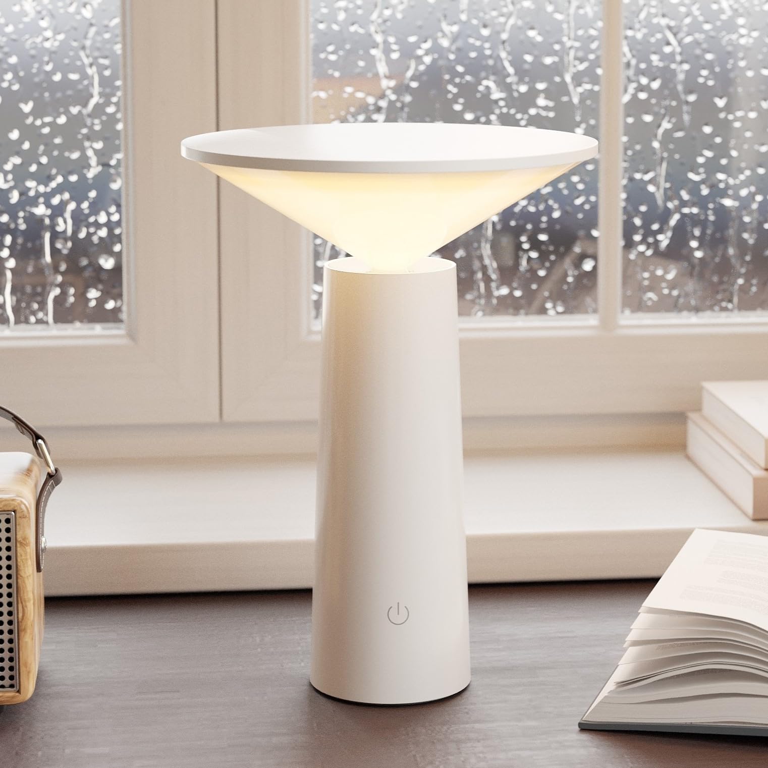 UEHICT Cordless Table Lamp, Rechargeable Battery Lamps for Home ...