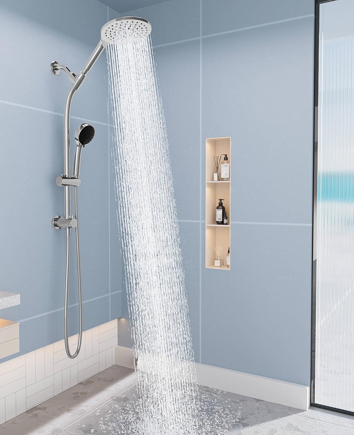 MakeFit Dual Shower Head with Handheld Combo - Amazon.com