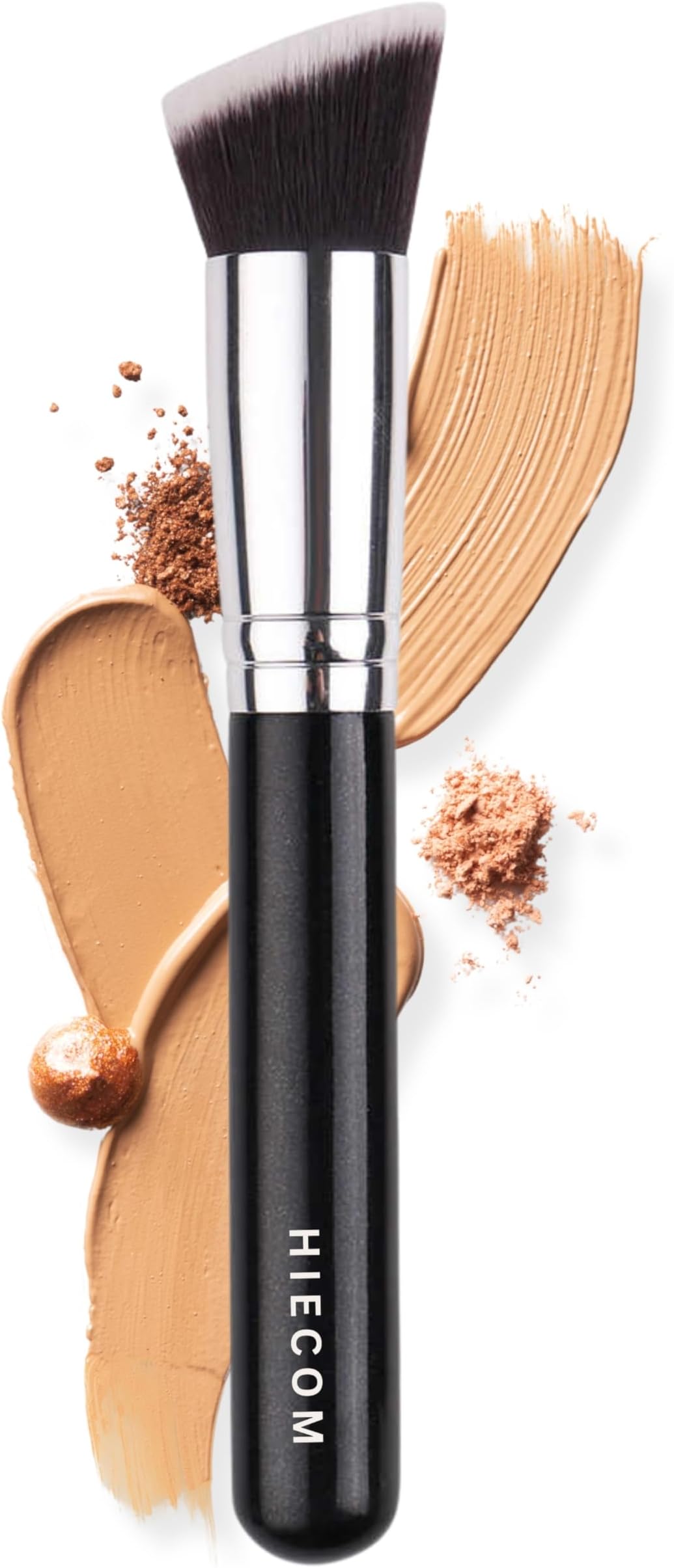 Amazon.com: Angled Top Kabuki Foundation Brush Soft, Dense Bristles for ...
