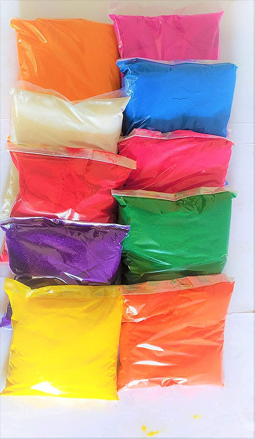 Buy Rangoli : Original Sand Color (10 Color Packet) 1000gm Made in ...