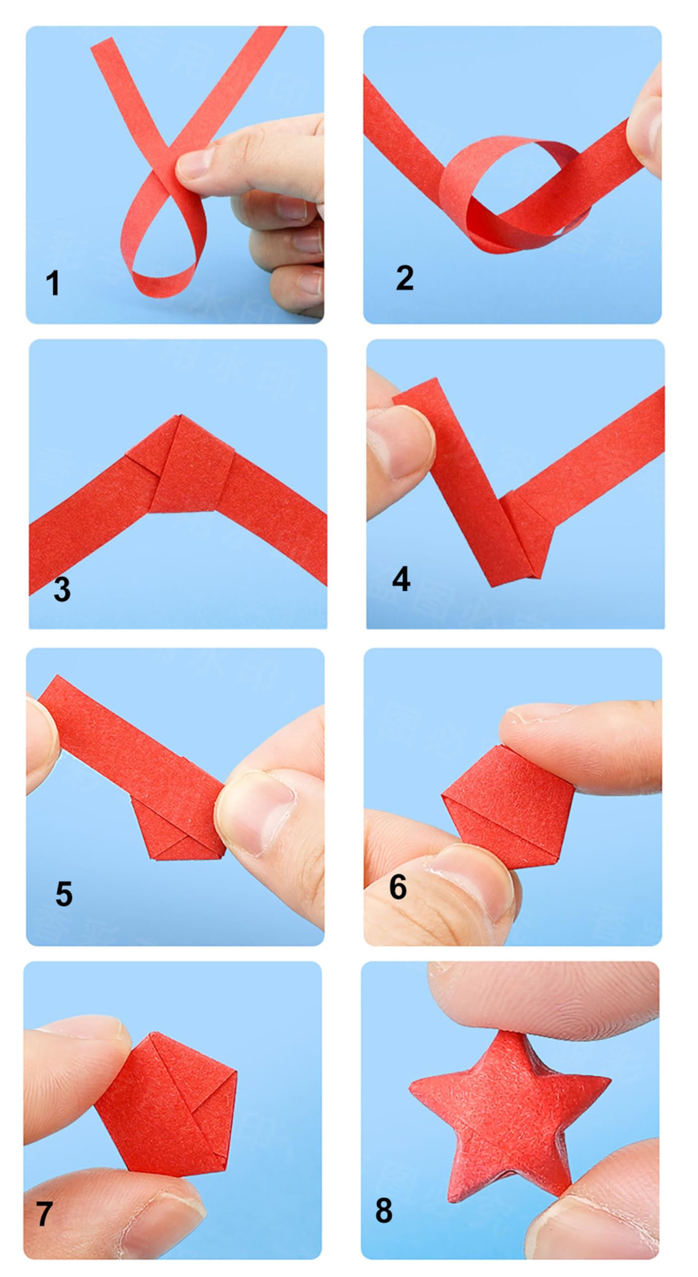 Tiras De Papel Con Forma De Estrella De Origami 3 Formas De Hacer Una