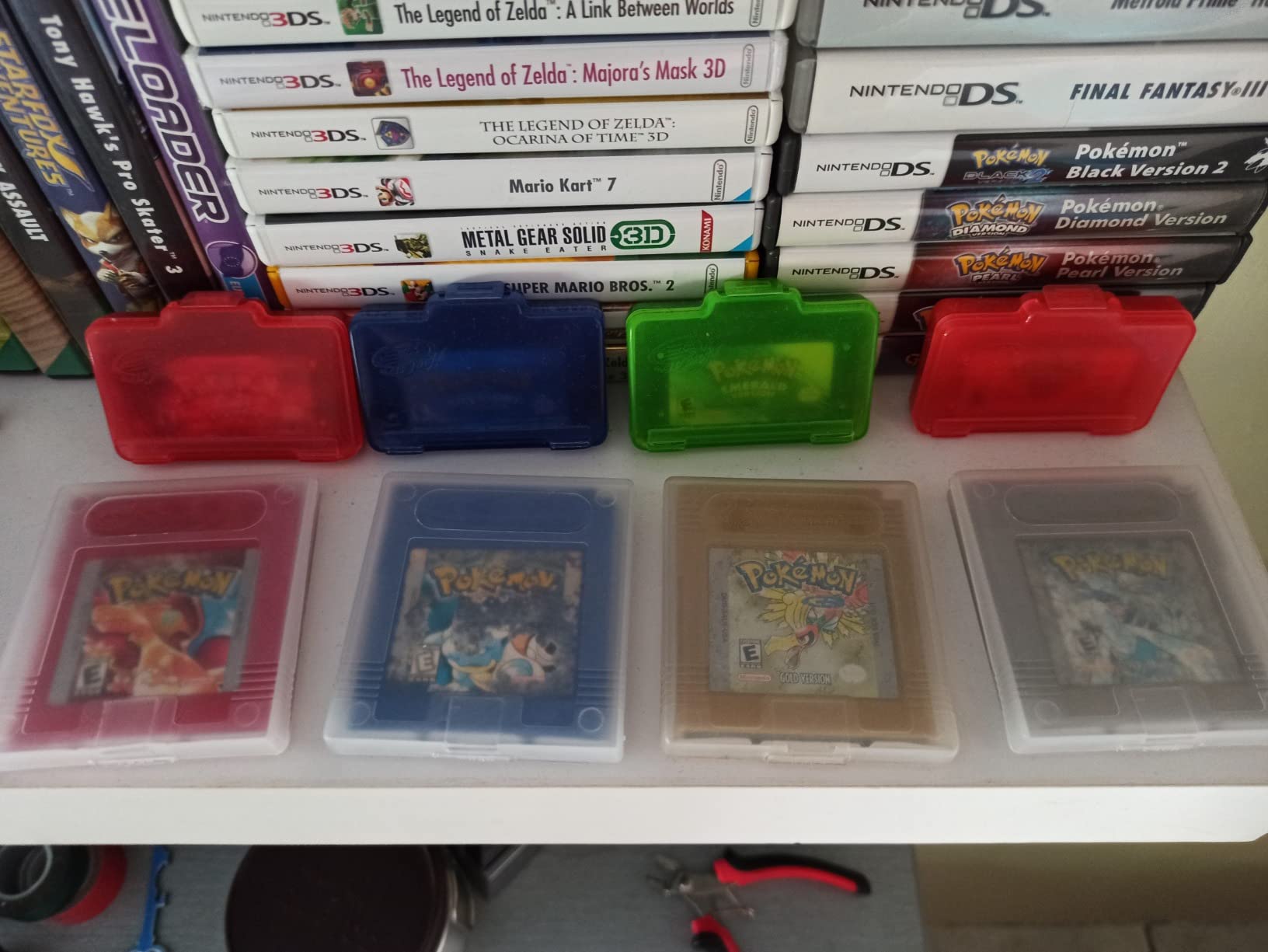 Amazon.com: 5 x Plastic Game Card Cartridge Cases Boxes Dust Cover for ...