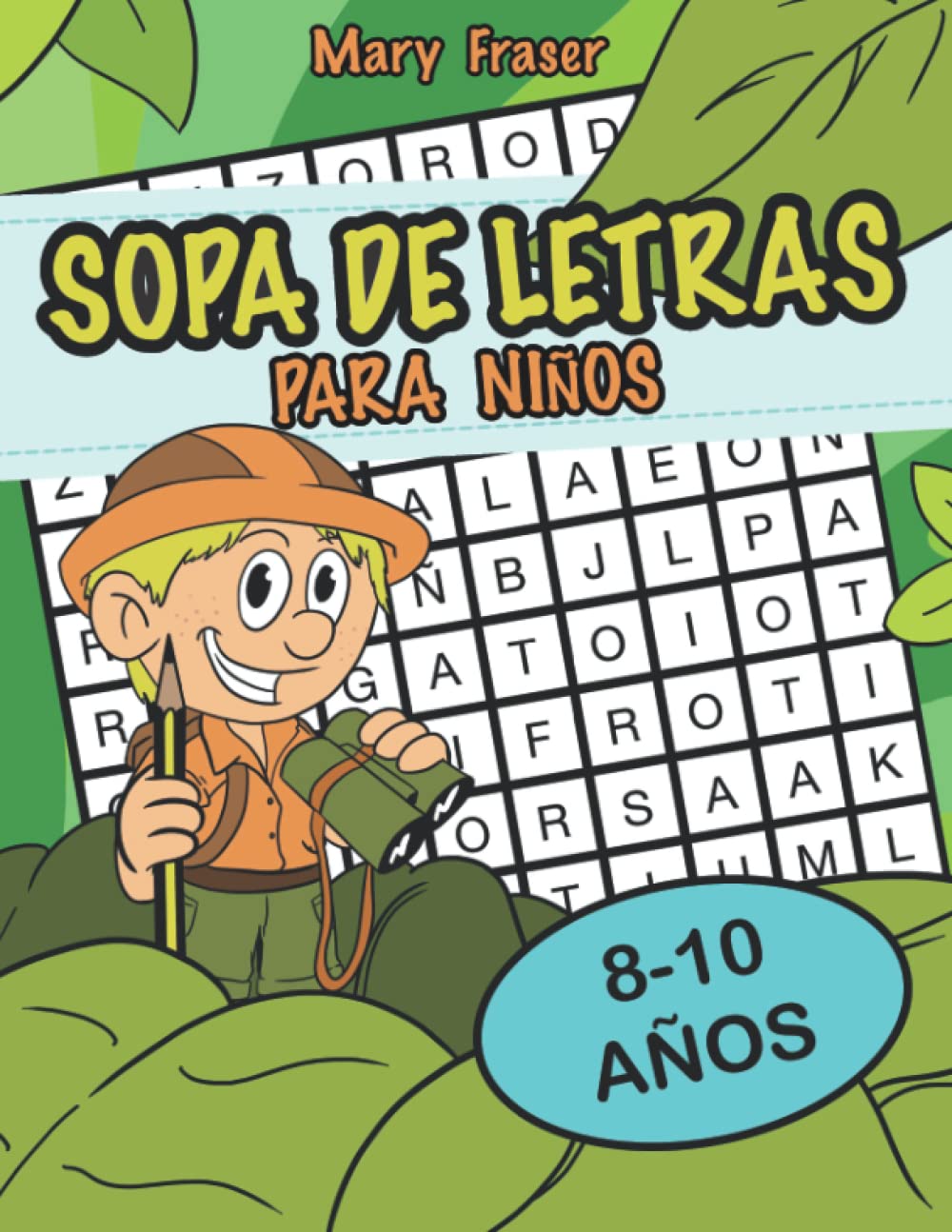 Sopa De Letras Ninos 8 10 Anos Juegos Educativos Pasatiempos ...