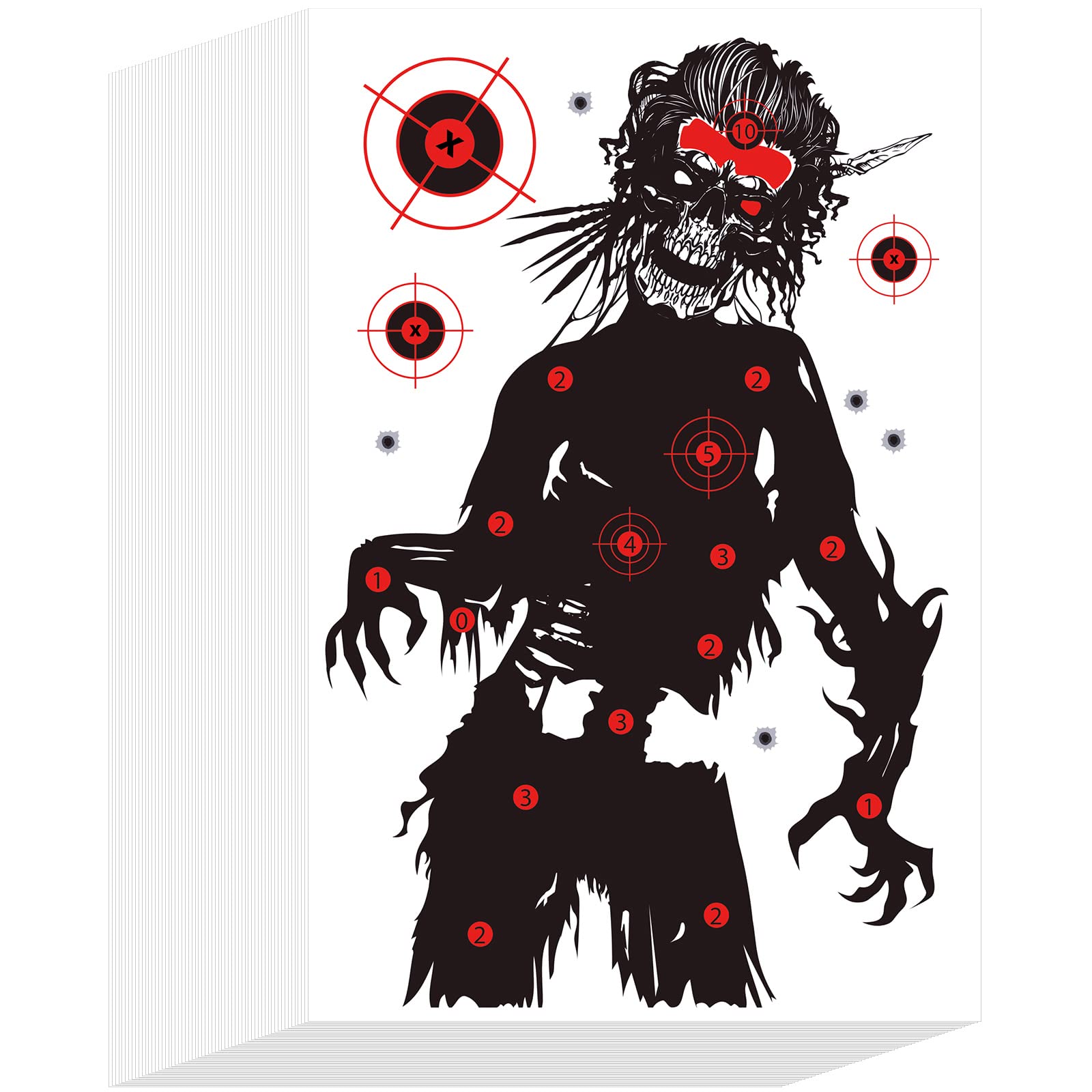 Snapklik.com : 50 Pcs Zombie Shooting Targets For The Range 12 X 18 ...