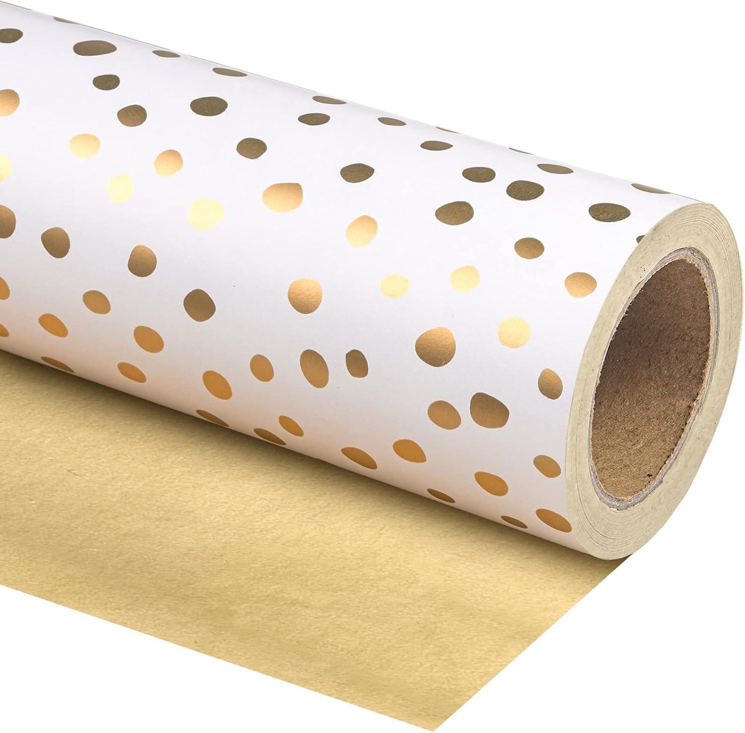 Amazon.com: WRAPAHOLIC Reversible Wrapping Paper - Mini Roll - 17 Inch ...
