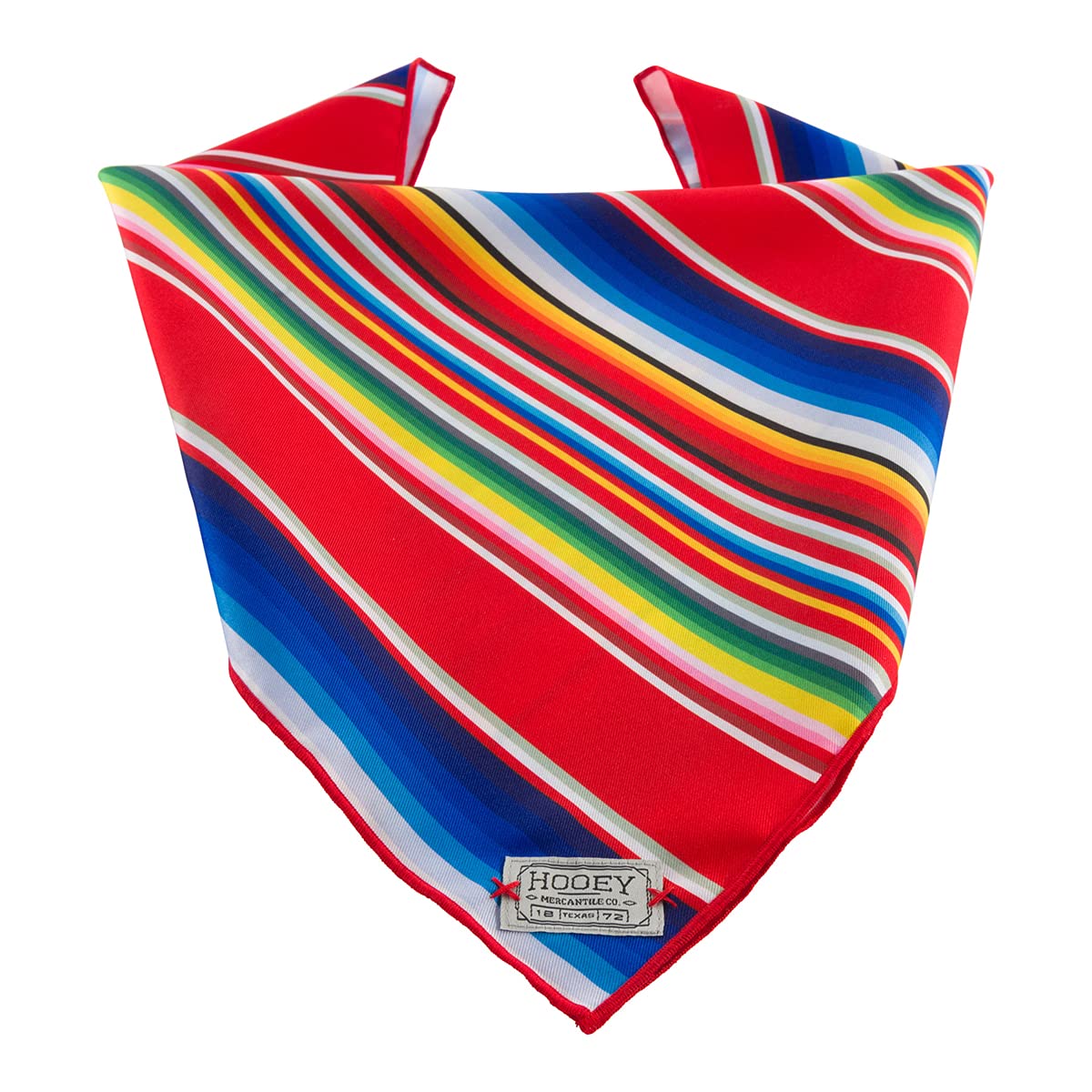Snapklik.com : Hooey Mercantile Dog Bandana, Durable Polyester Dog Bandana