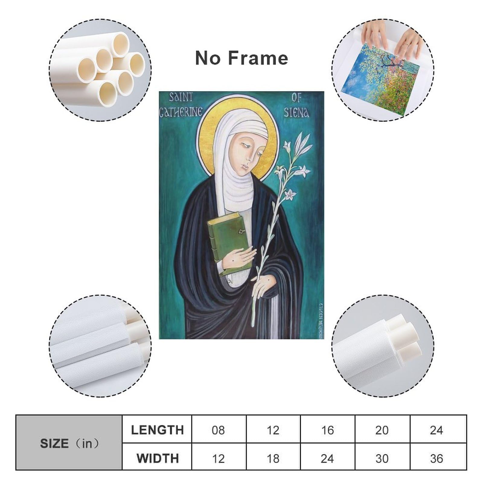 St Catherine Of Siena Clip Art St. Catherine Of Siena Vector By