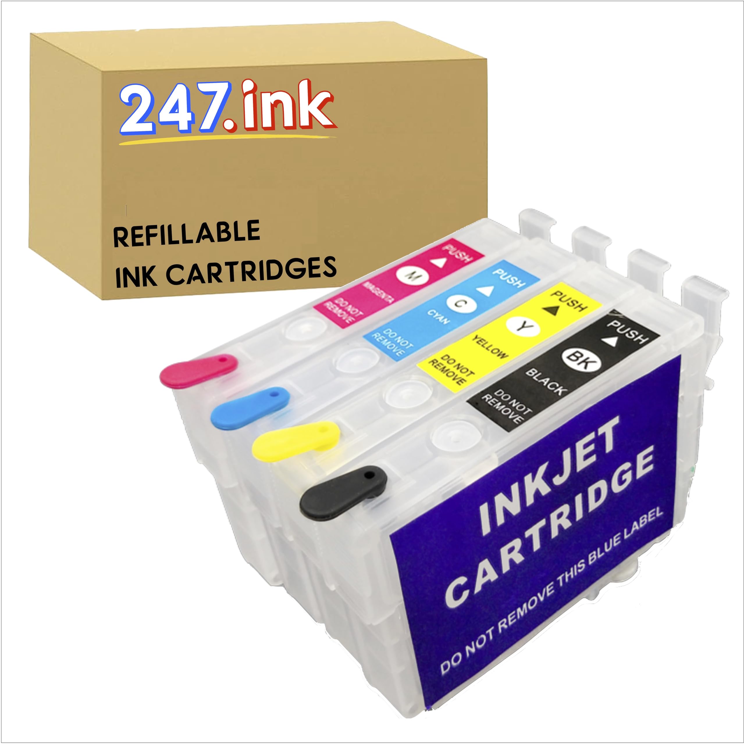 247.ink 604XL Refillable ARC Ink Cartridges Compatible with Epson ...