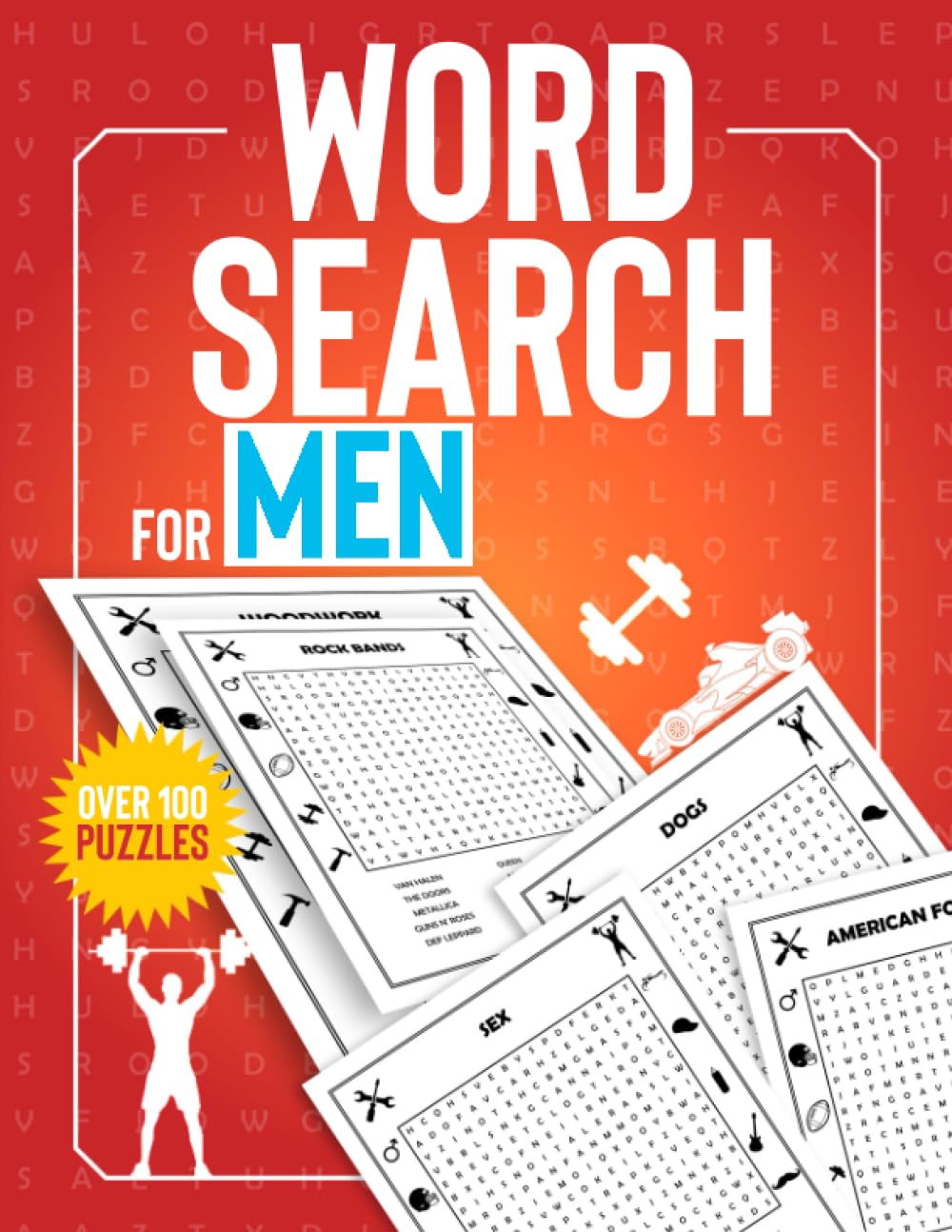 WORD SEARCH FOR MEN: Over 100 Puzzles.: Green, Elvis: 9798396825406 ...