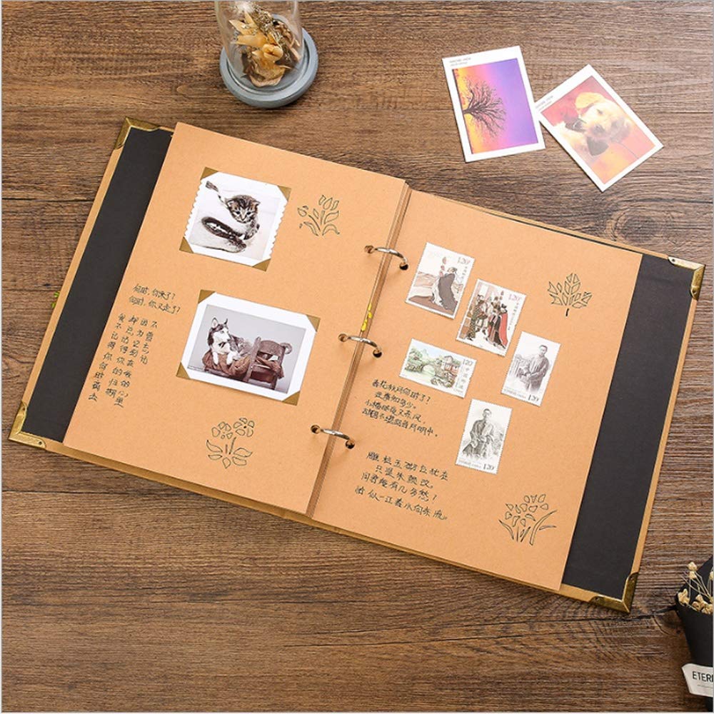 Vintage Kraft Paper Album Travel Handmade Diy Paste Baby 45+ Rustic