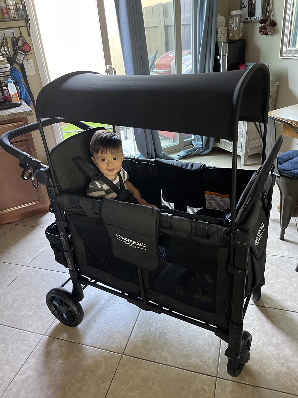 $58/mo - Finance WONDERFOLD W4 Elite Quad Stroller Wagon Featuring 4 ...