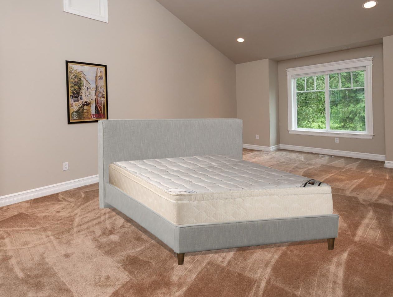 Amazon.com: Mattress Solution 13-Inch Firm Euro Top Double Sided Foam ...