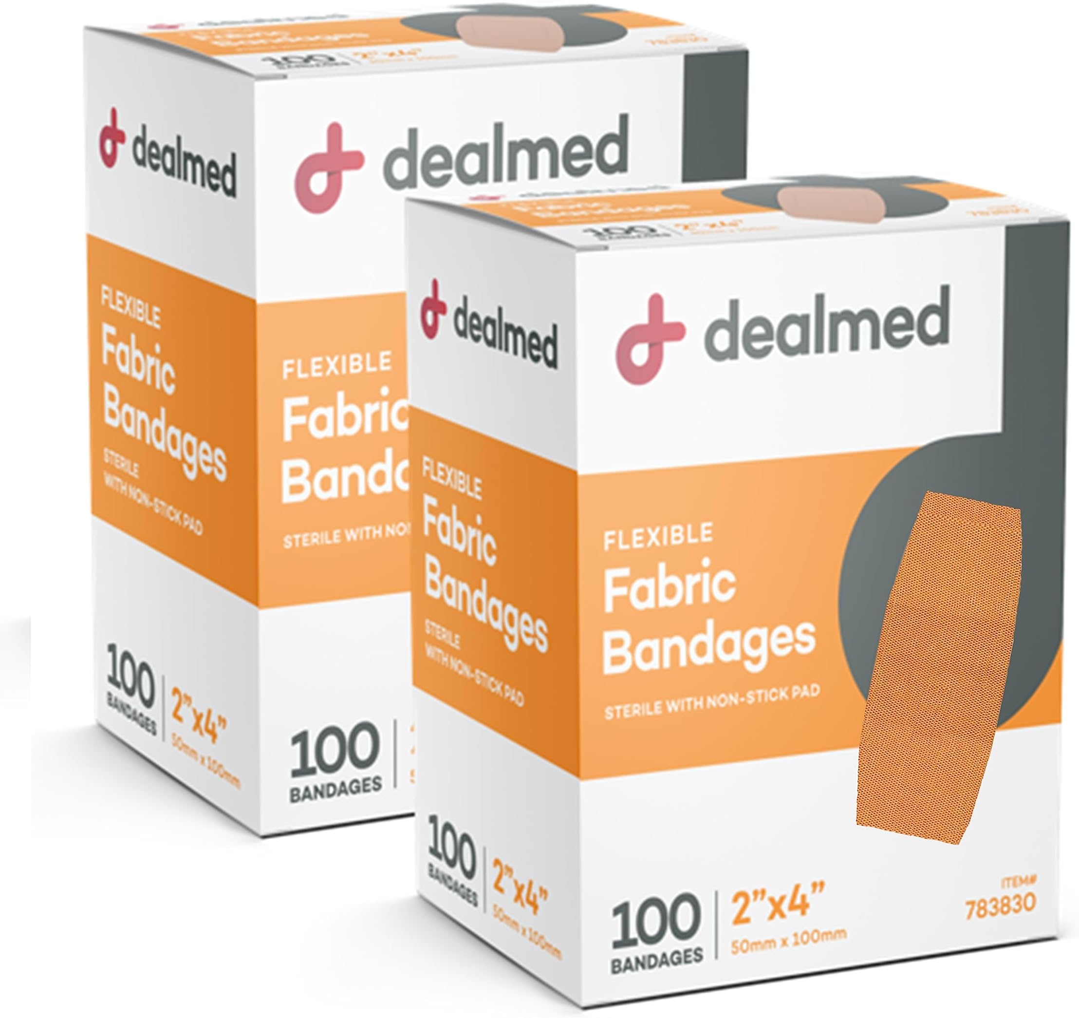 Amazon.com: Dealmed Sheer Plastic Flexible Adhesive Bandages – 100 ...