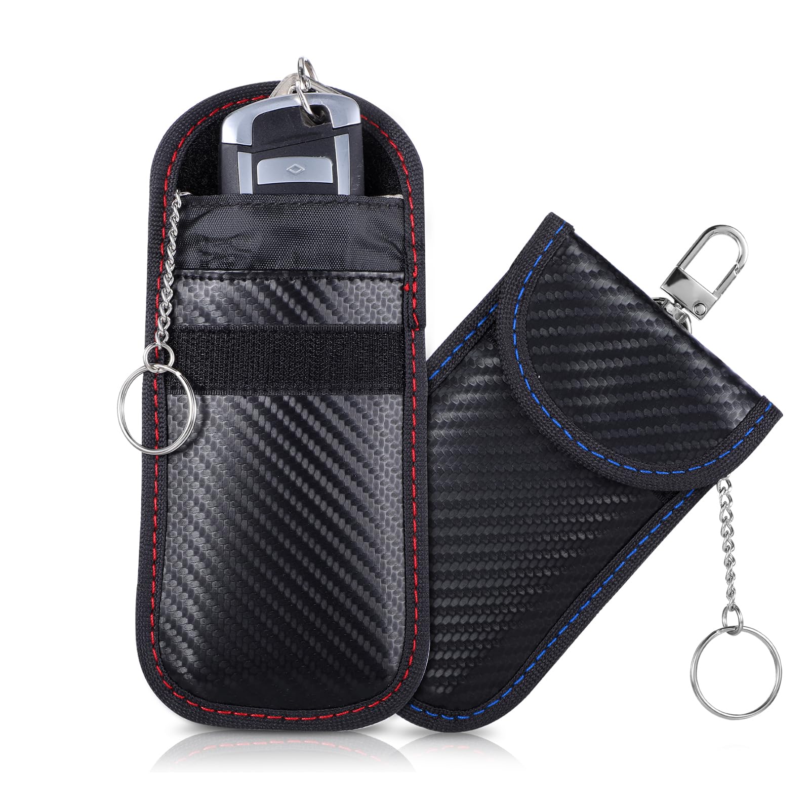 Amazon.com: 2 Pcs Car RFID Signal Blocking Holder Key Fob Protector ...