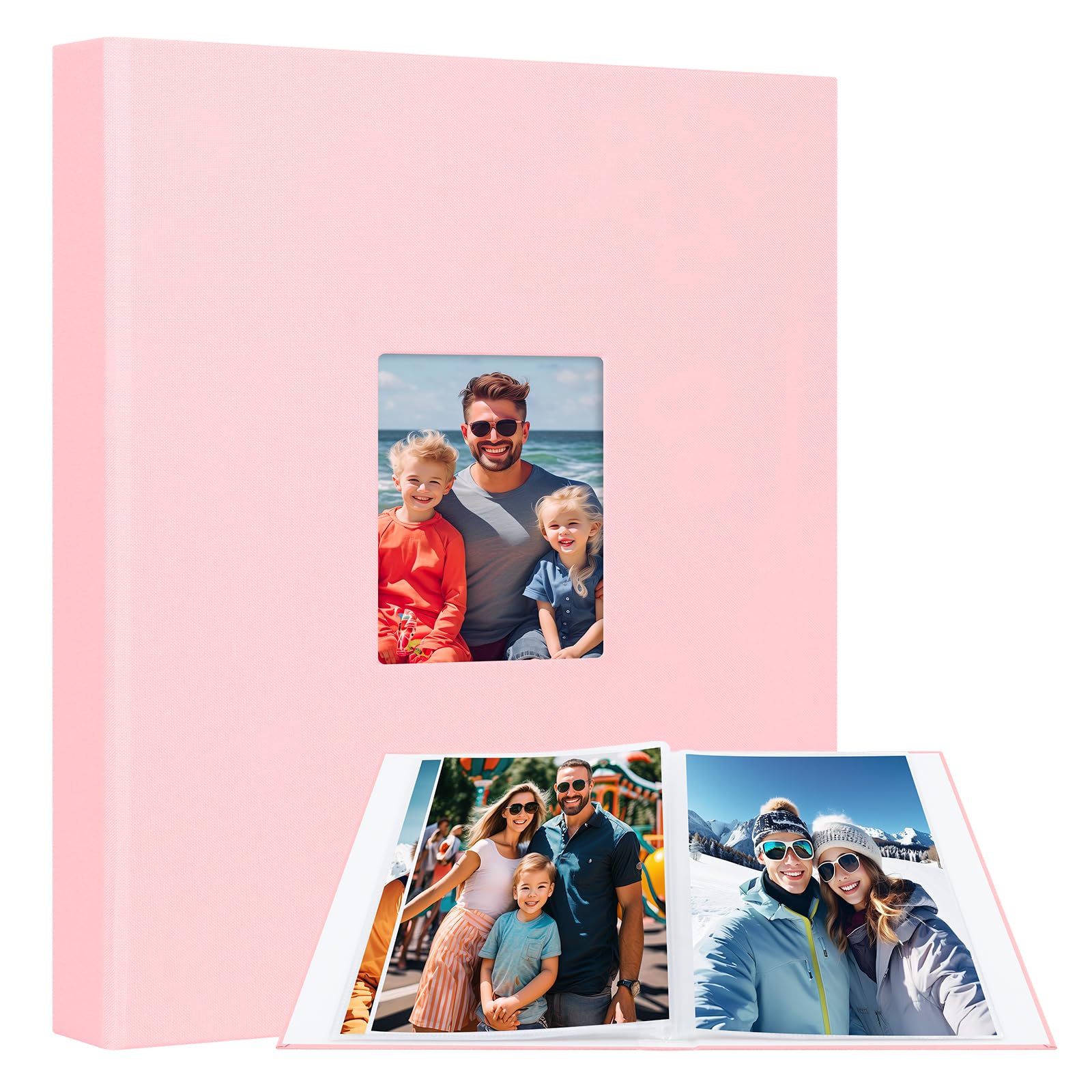 Snapklik.com : Aevdor 11x14 Photo Album Holds 64 Photos, Linen Cover ...