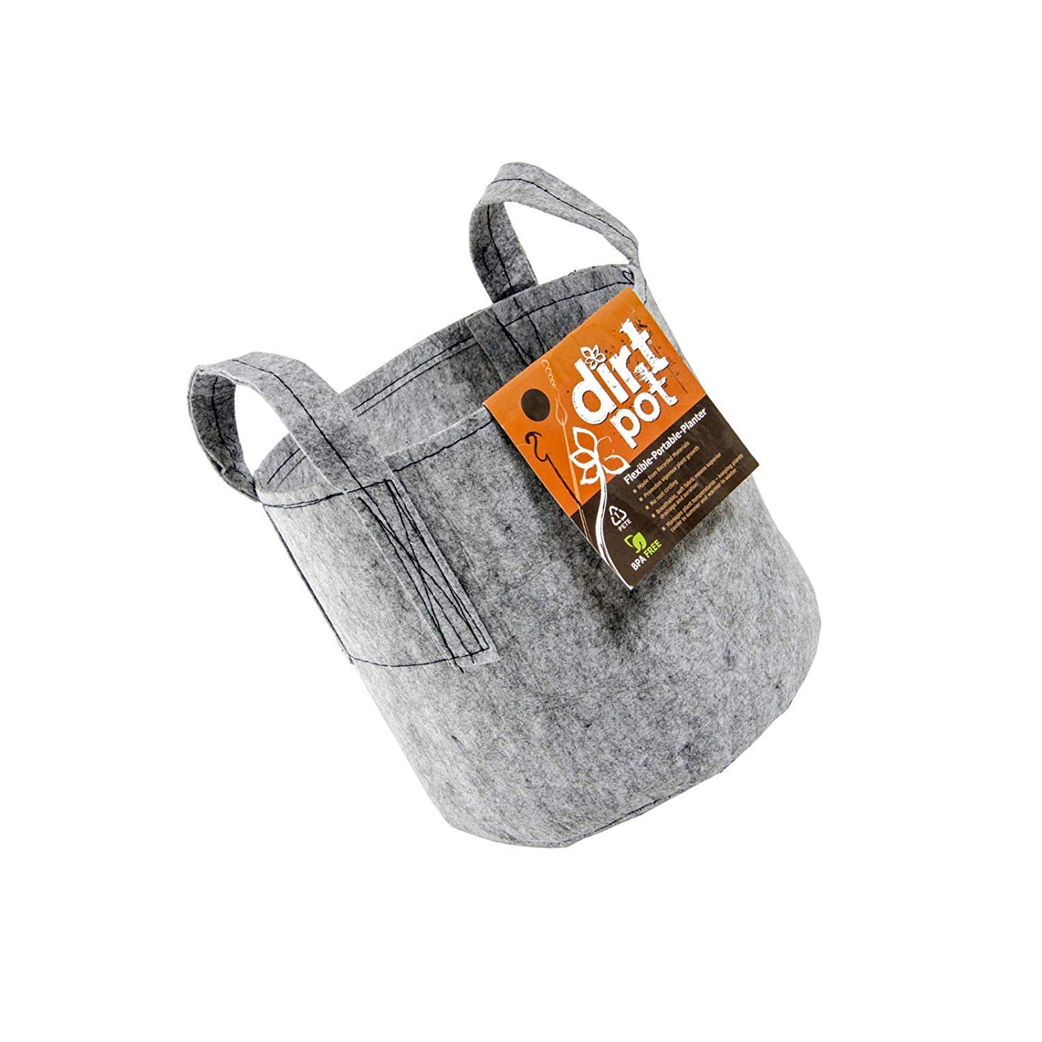 Snapklik.com : Hydrofarm HGDB25 Dirt Pot Flexible Portable Planter