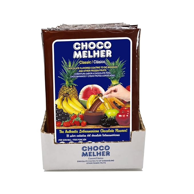 Amazon.com : CHOCOMELHER Clasico, Cobertura Sabor a Chocolate 375 grs ...