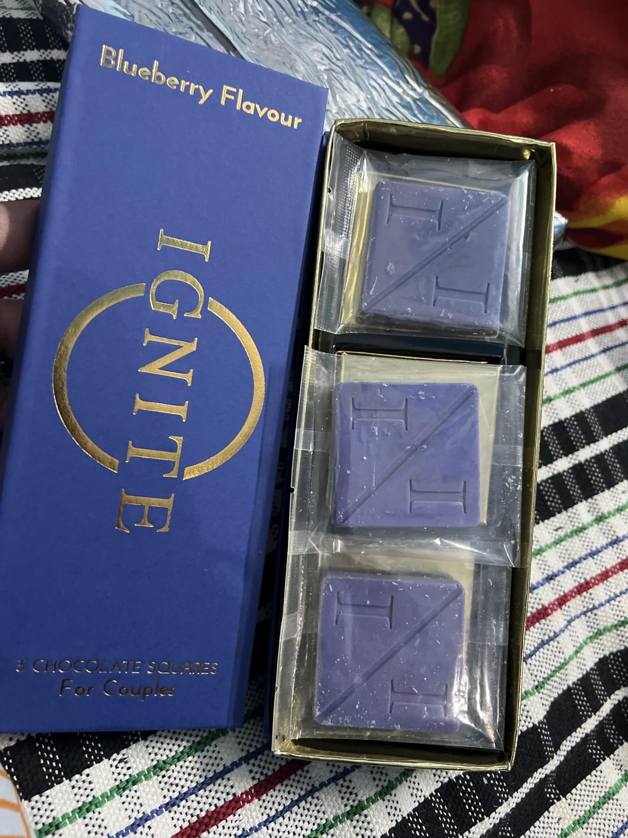 MBDH Wellness Ignite Chocolate Bars (1 Box), Luxurious Blueberry ...