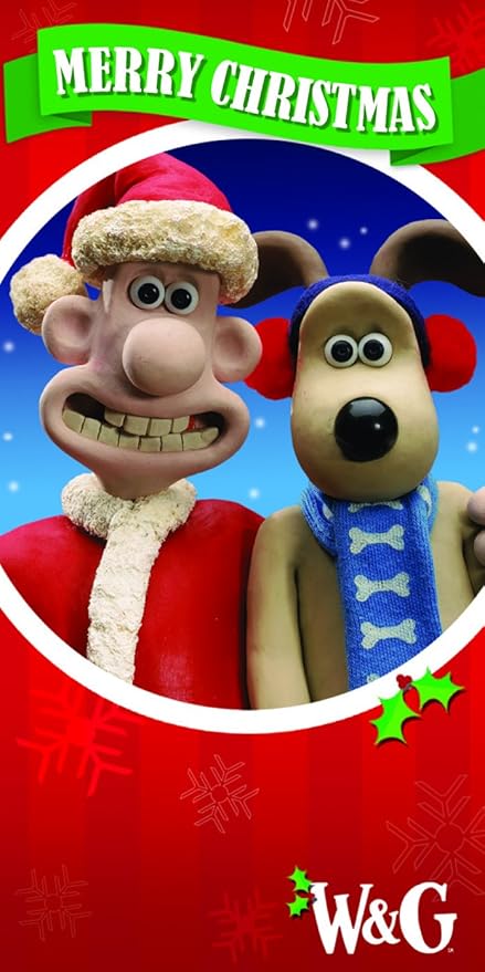 Amazon.com : Wallace and Gromit Money Wallet Christmas Card : Office ...