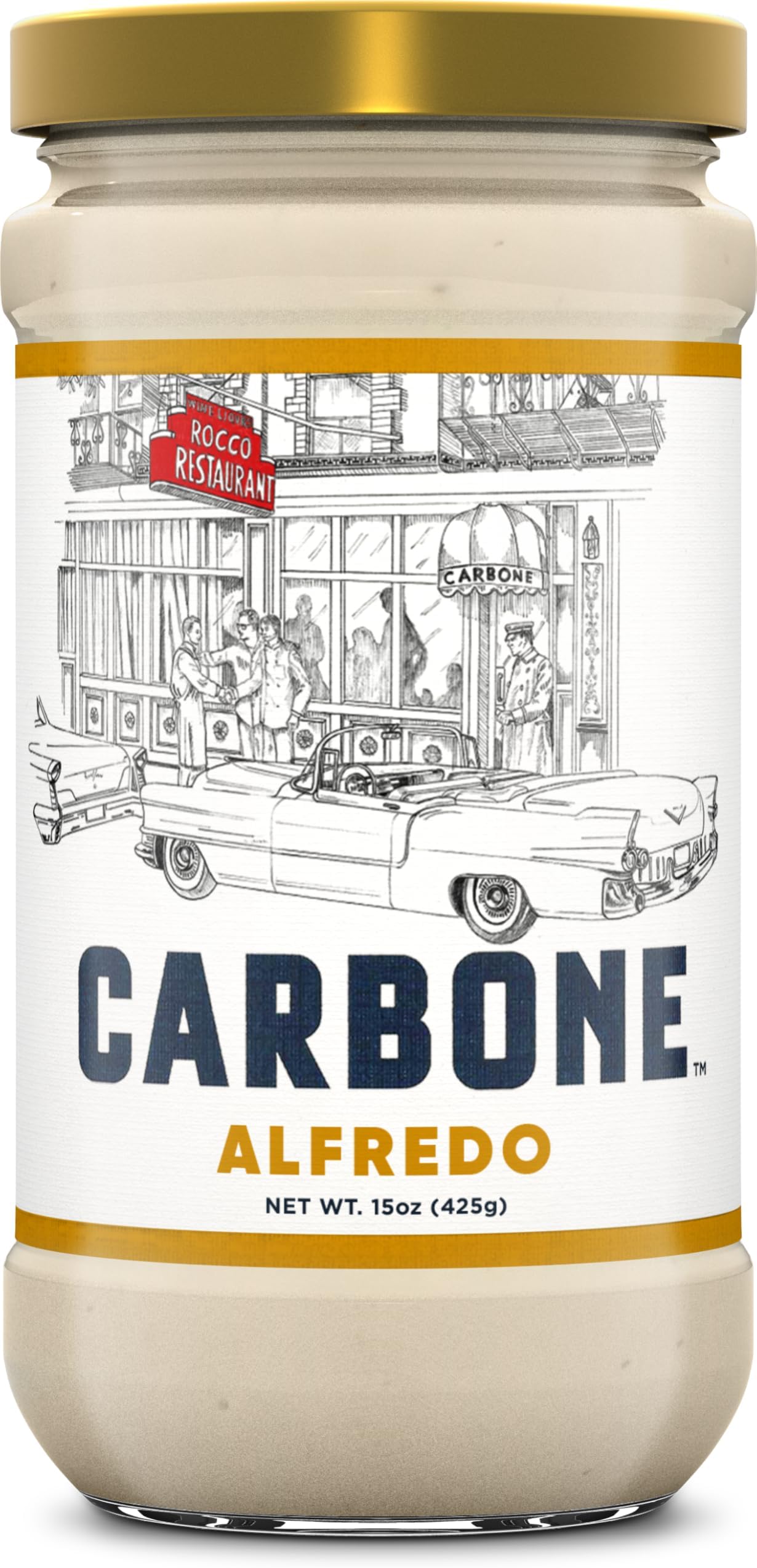 Amazon.com: Carbone Alfredo Pasta Sauce, 15 Ounce