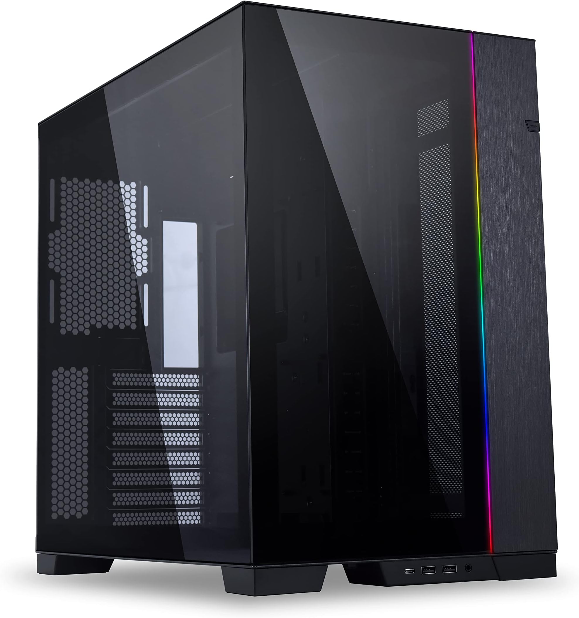 Lian Li O11D EVO RGB Mid Tower PC Case - White, Tempered Glass, Modular ...