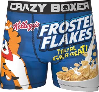 Crazy Boxer Kelloggs Frosted Flakes Tony The Tiger Underwear Boxer ...