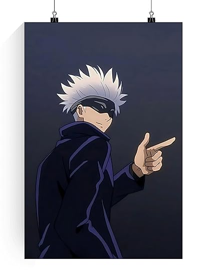 Times Comic Satoru Gojo Poster | Jujutsu Kaisen Gojo Satoru Poster ...