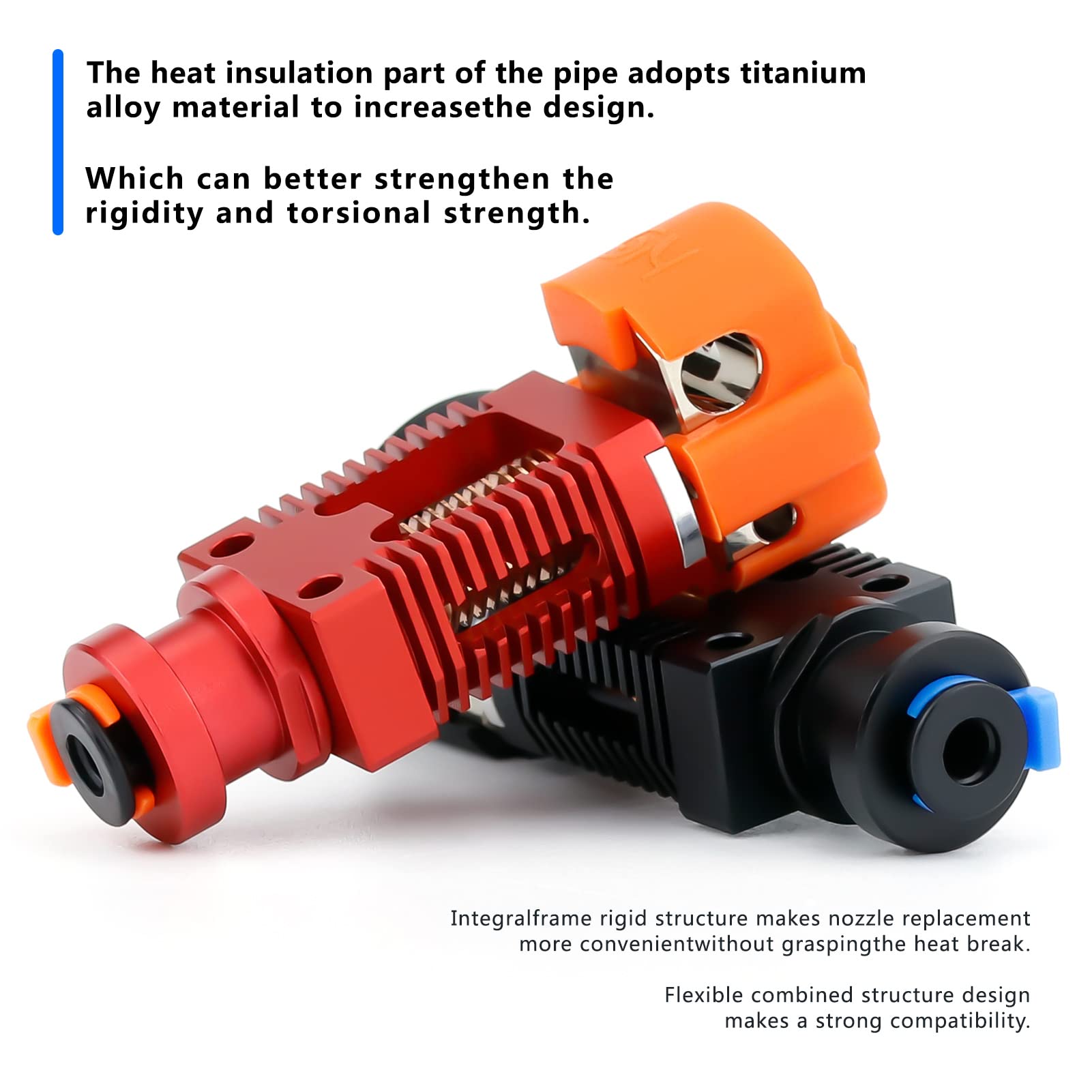 Snapklik.com : Haldis 3D Red Lizard V5 Pro V6 Hotend, Assembled Bi ...