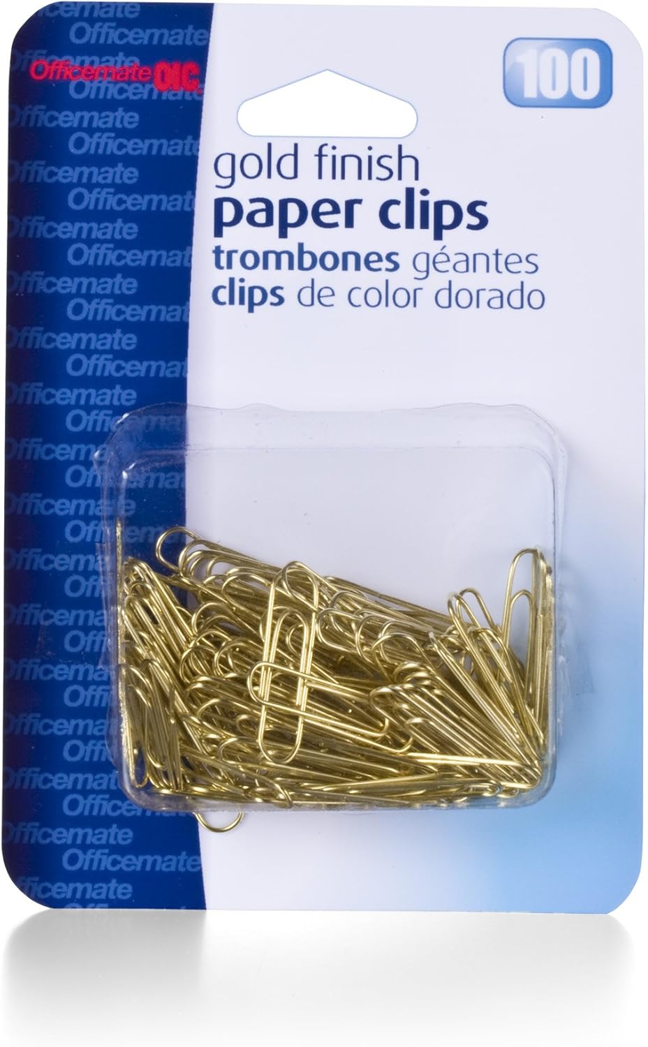 OIC(R) Gold Tone Paper Clips, No. 2 Regular, Box of 100 : Amazon.co.uk ...