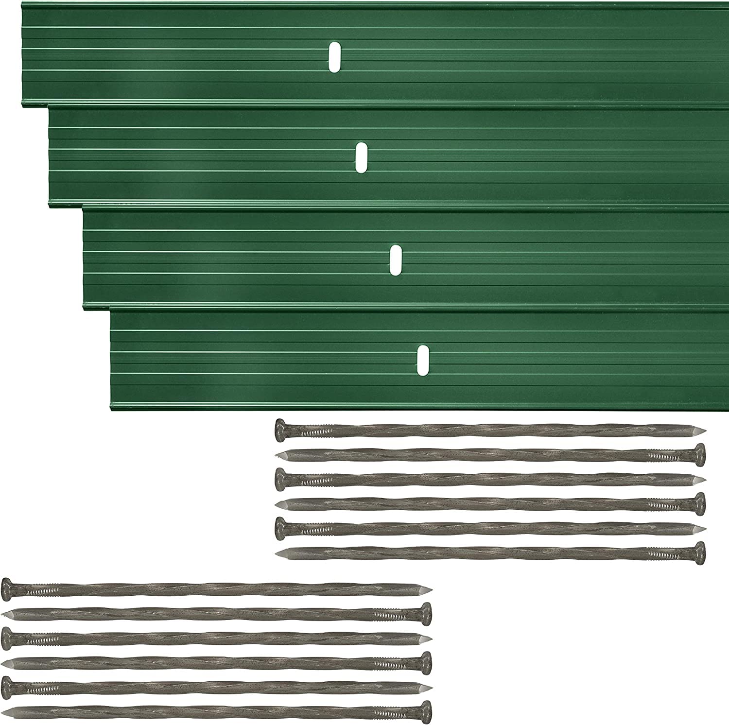 Dreamscape E-Z Edge Aluminum Landscape Edging - 4x6ft Strips (24ft ...