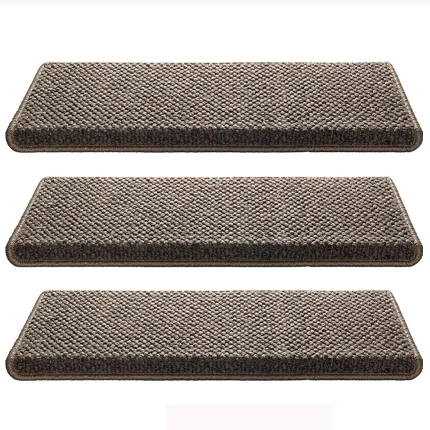 Amazon.com: Carpet Stair Treads Non-Slip Bullnose Wool Carpet Runner ...