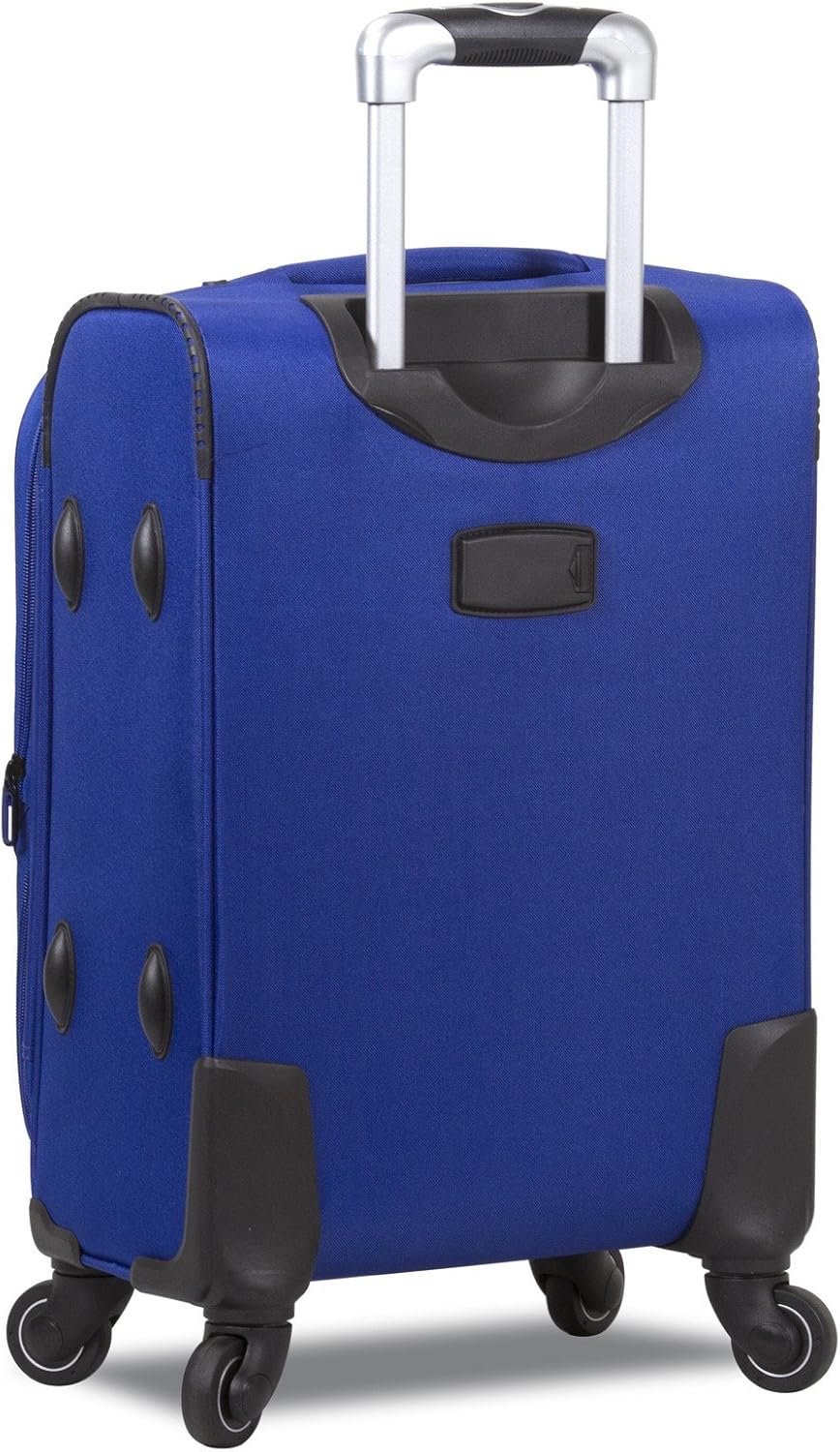 Review Rolite Explorer 3-Piece Expandable Spinner Luggage Set, Navy