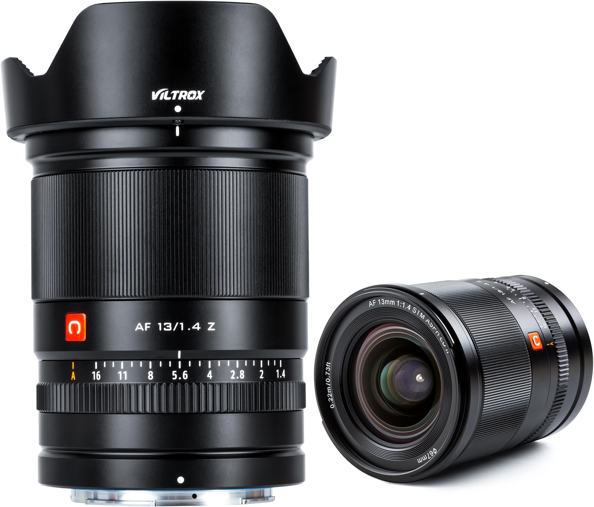 VILTROX 20mm F2.8 f/2.8 Z-Mount Lente, lente de foco automático principal grande angular de ...