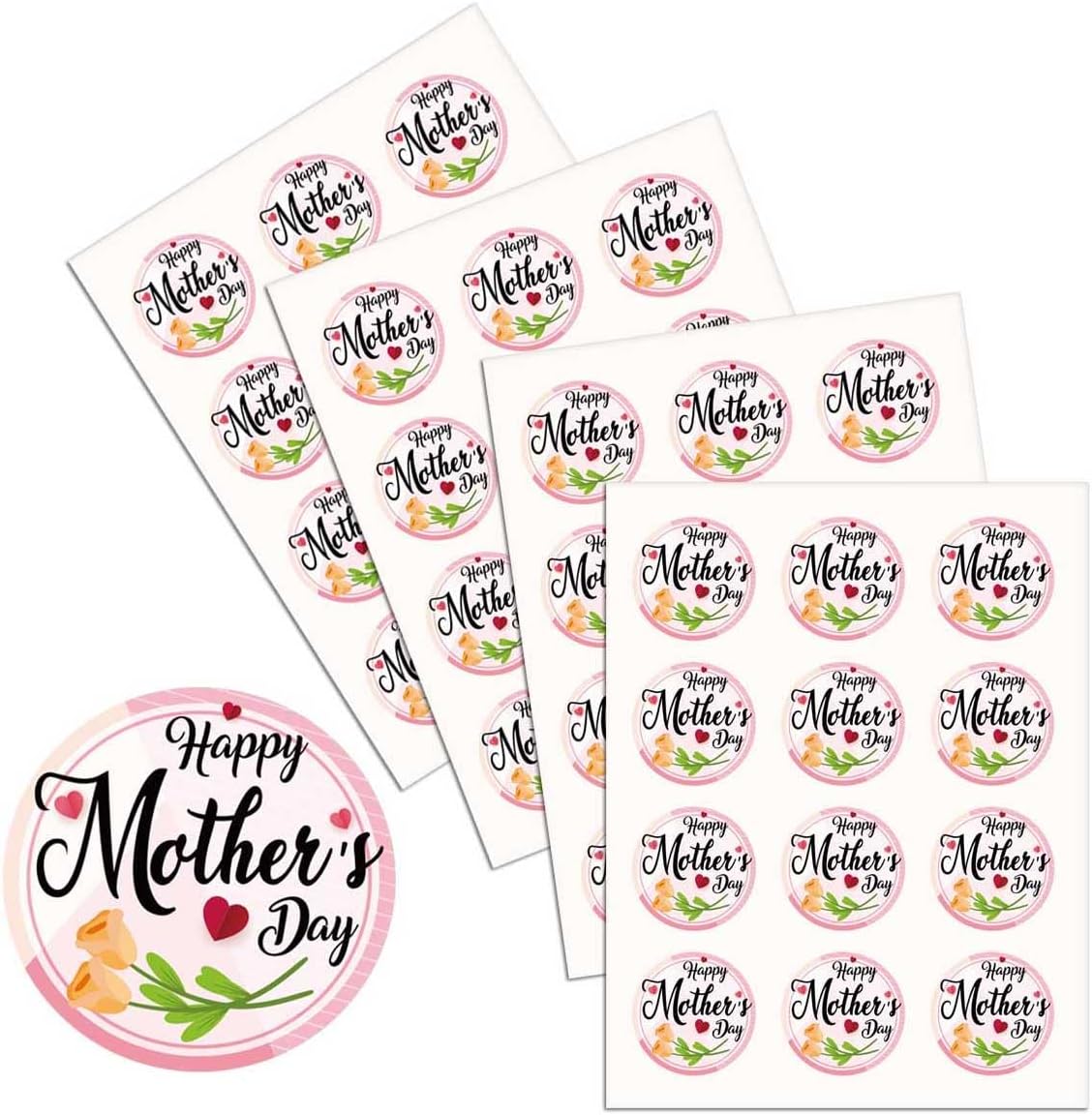 Amazon.com: Mobiusea Creation Mothers Day Stickers | 90-Pack for ...