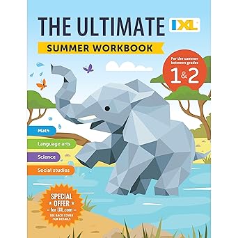 Amazon.com: IXL Ultimate Summer 1st to 2nd Grade Workbook, Math ...