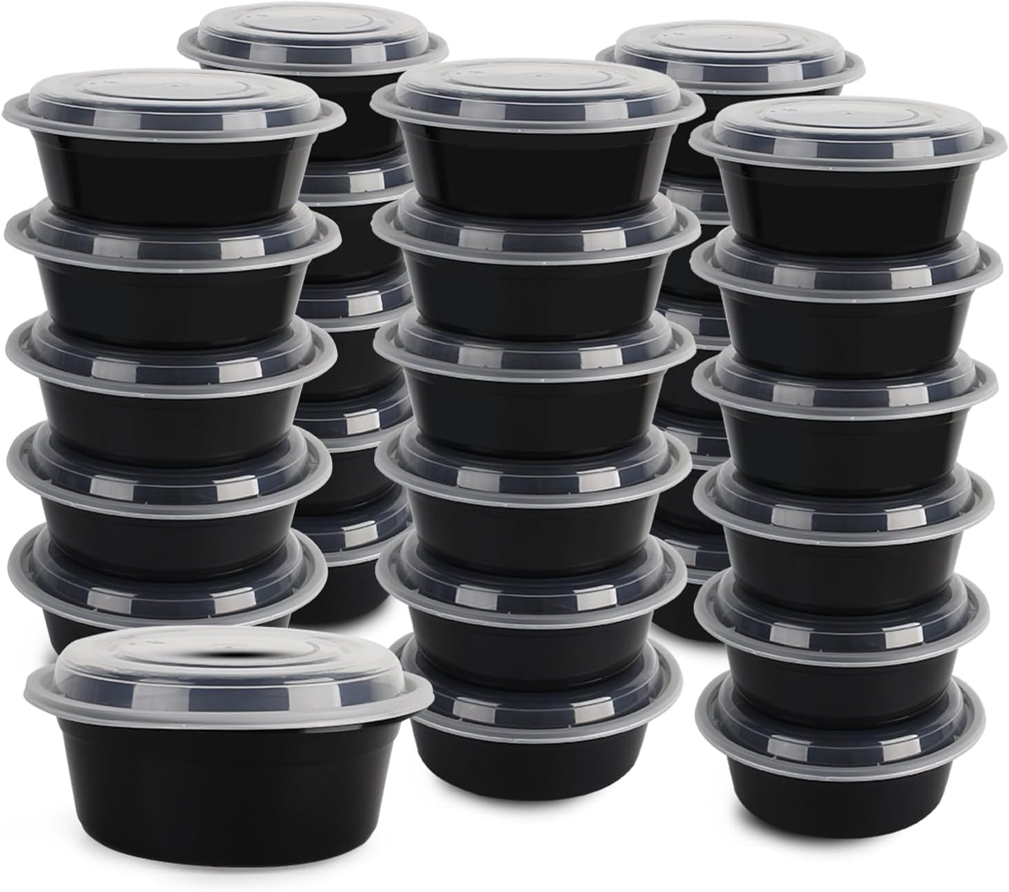 Amazon.com: BUHAYA - 42oz, 40 SETS. Meal Prep Bowl Containers | Food ...