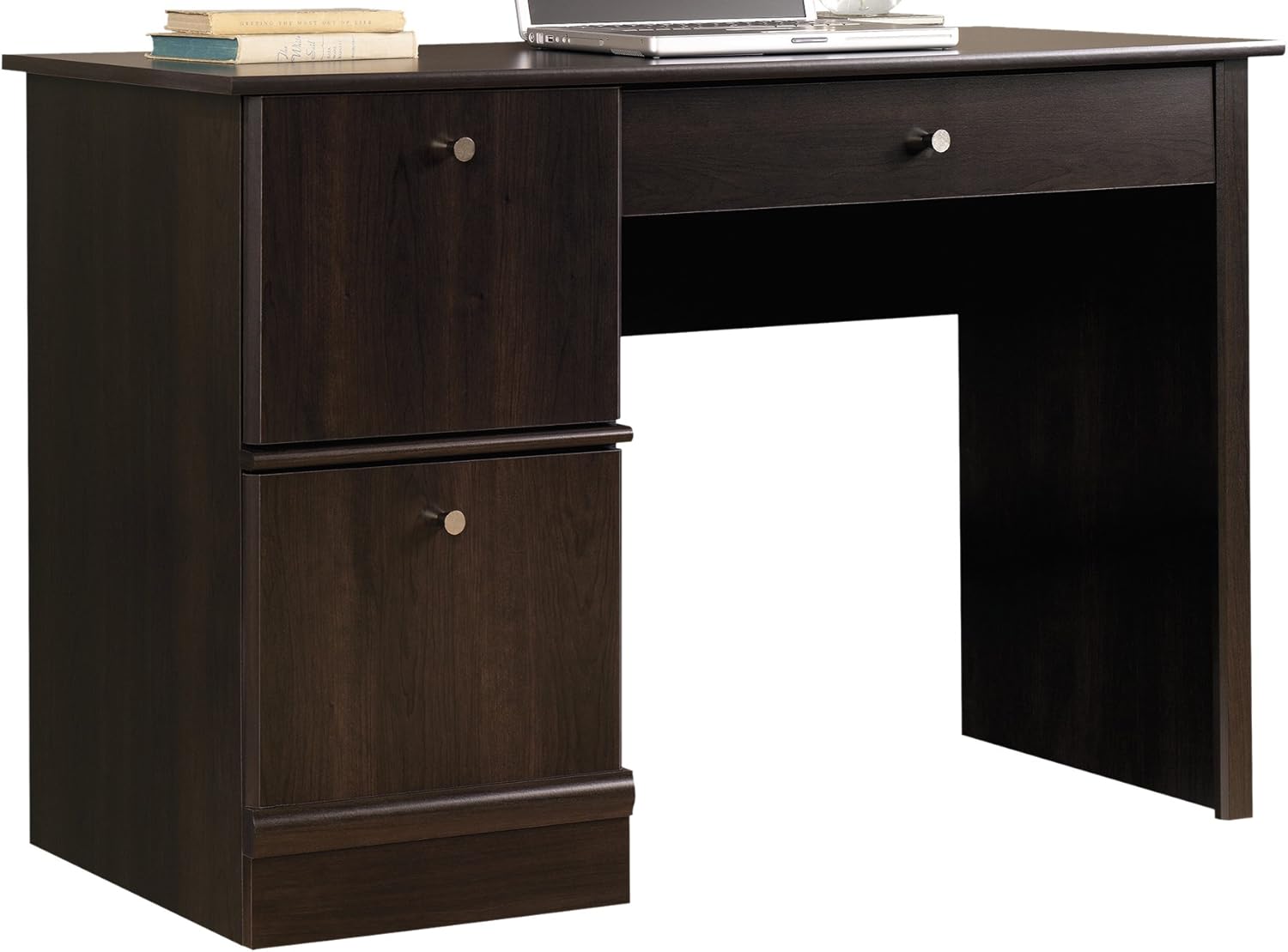 Amazon.com: Sauder Computer Desk, Cinnamon Cherry Finish : Home & Kitchen
