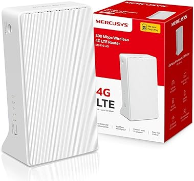 MERCUSYS MB110-4G N300 WiFi 4G Router With Sim Slot, Ethernet Port ...