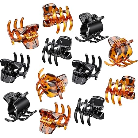Amazon.com: 12 Pieces Hair Claw Clips Medium Size Hair Claws Hair ...