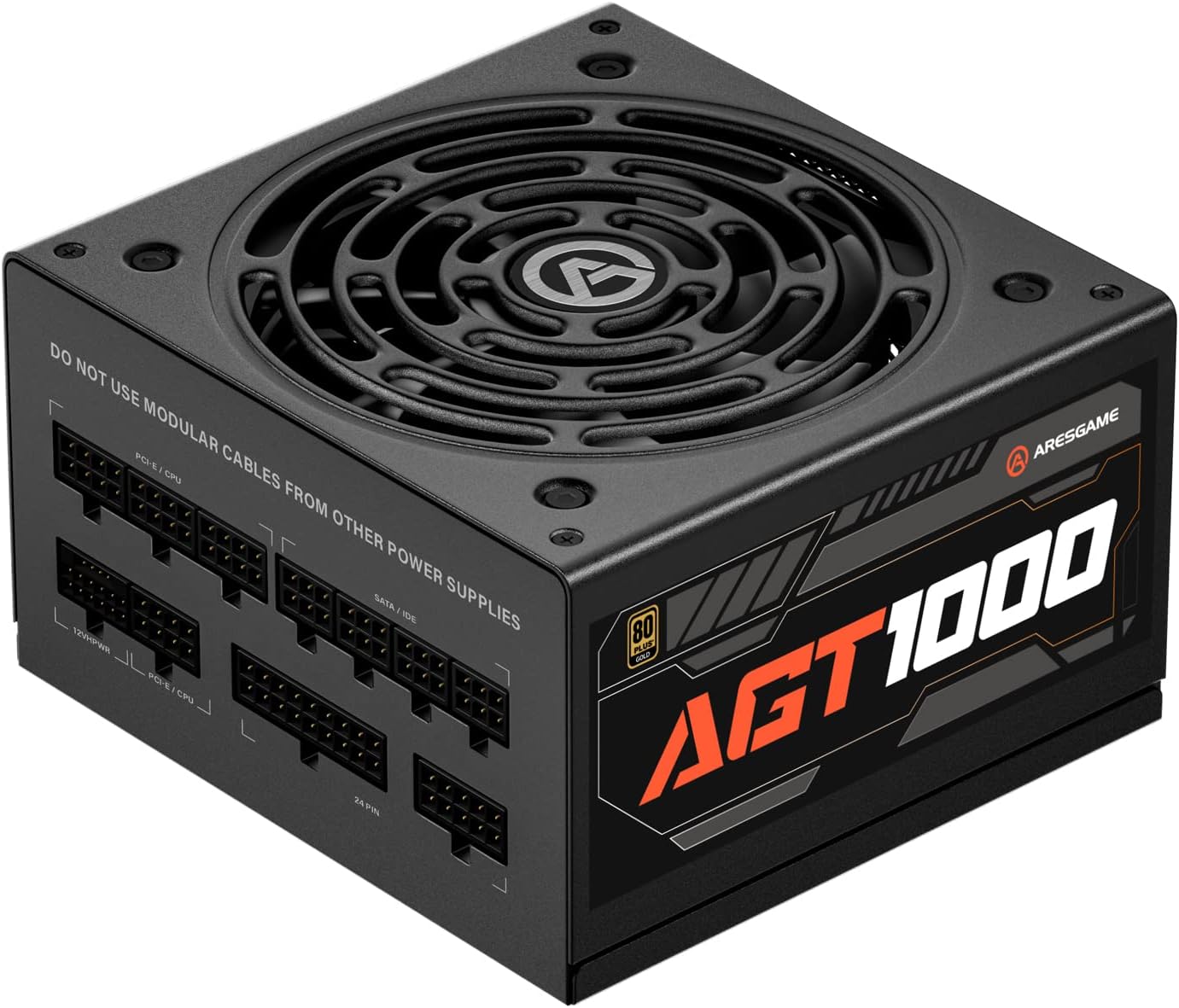 ARESGAME Power Supply 1000W 80+ Gold Fully Modular PSU : Amazon.co.uk ...