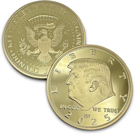 Amazon.com: President Donald J. Trump 2025 Gold American Eagle ...