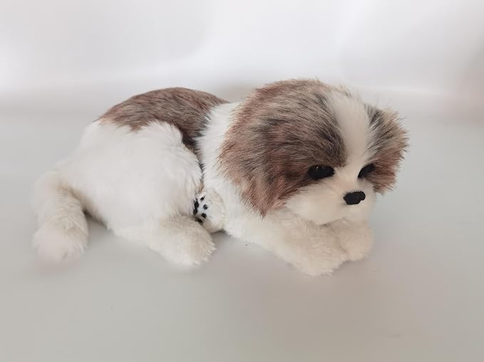 Amazon.com: PawFection Pets Shih Tzu Dog, Realistic, Lifelike Stuffed ...